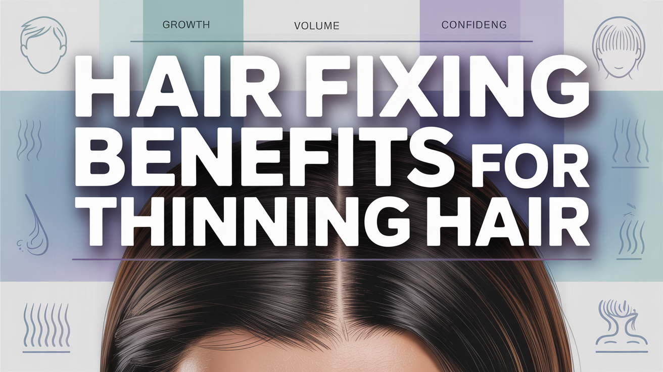 Top Benefits of Hair Fixing for Ladies with Hair Thinning